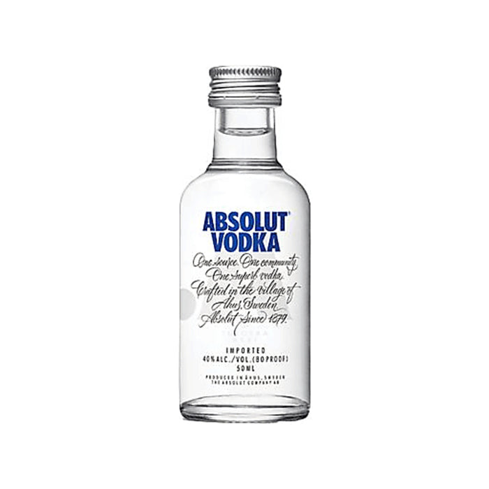 Absolut Vodka 50ml – Boxed By G
